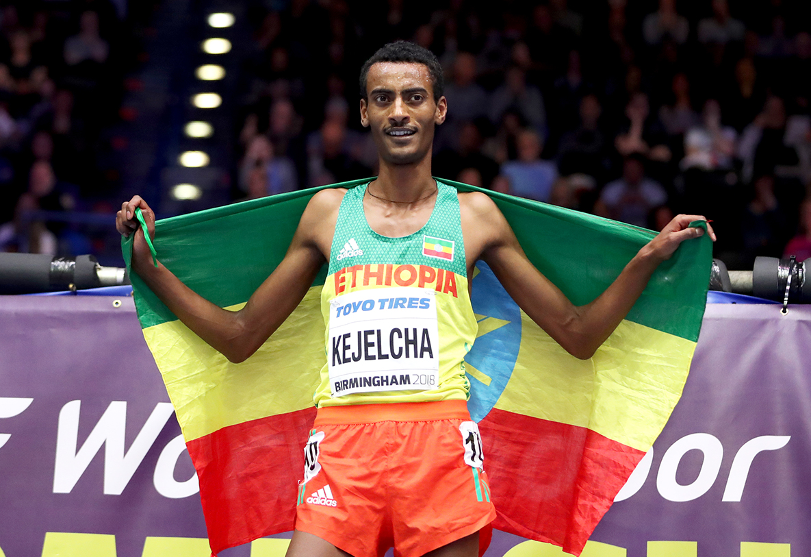 Men's Athletics Ethiopian runner Kejelcha breaks the men's half ... Men's Athletics Ethiopian runner Kejelcha breaks the men's half ...